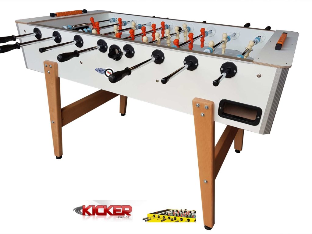 Tischkicker Deutscher Meister jetzt auch in weiß - Kicker-Sven